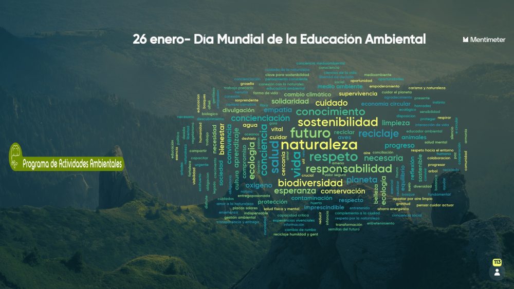 26 enero-Día Mundial de la Educación Ambiental – Programa de Actividades Ambientales