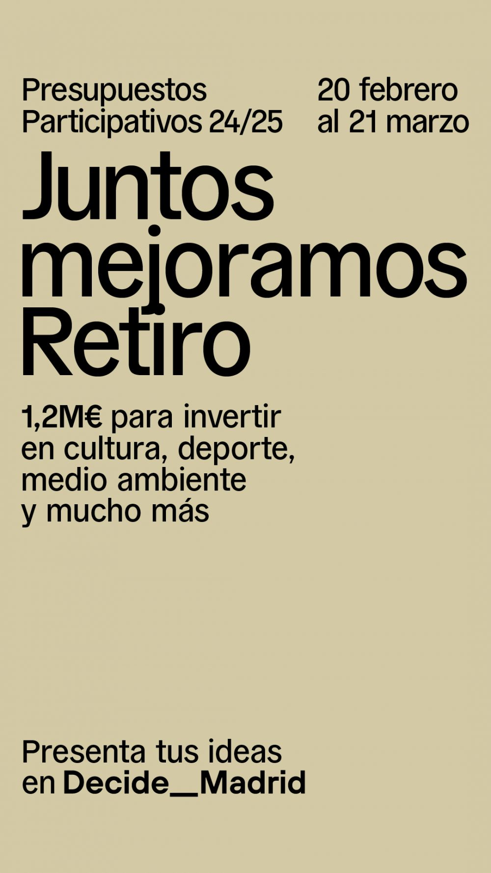 Contamos contigo para mejorar el distrito – Retiro