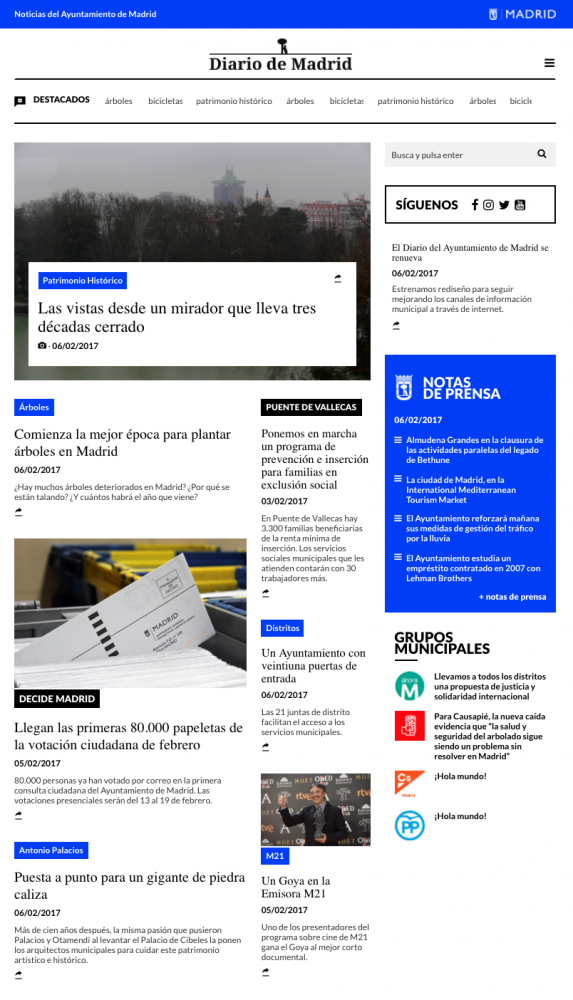 El Diario del Ayuntamiento de Madrid se renueva