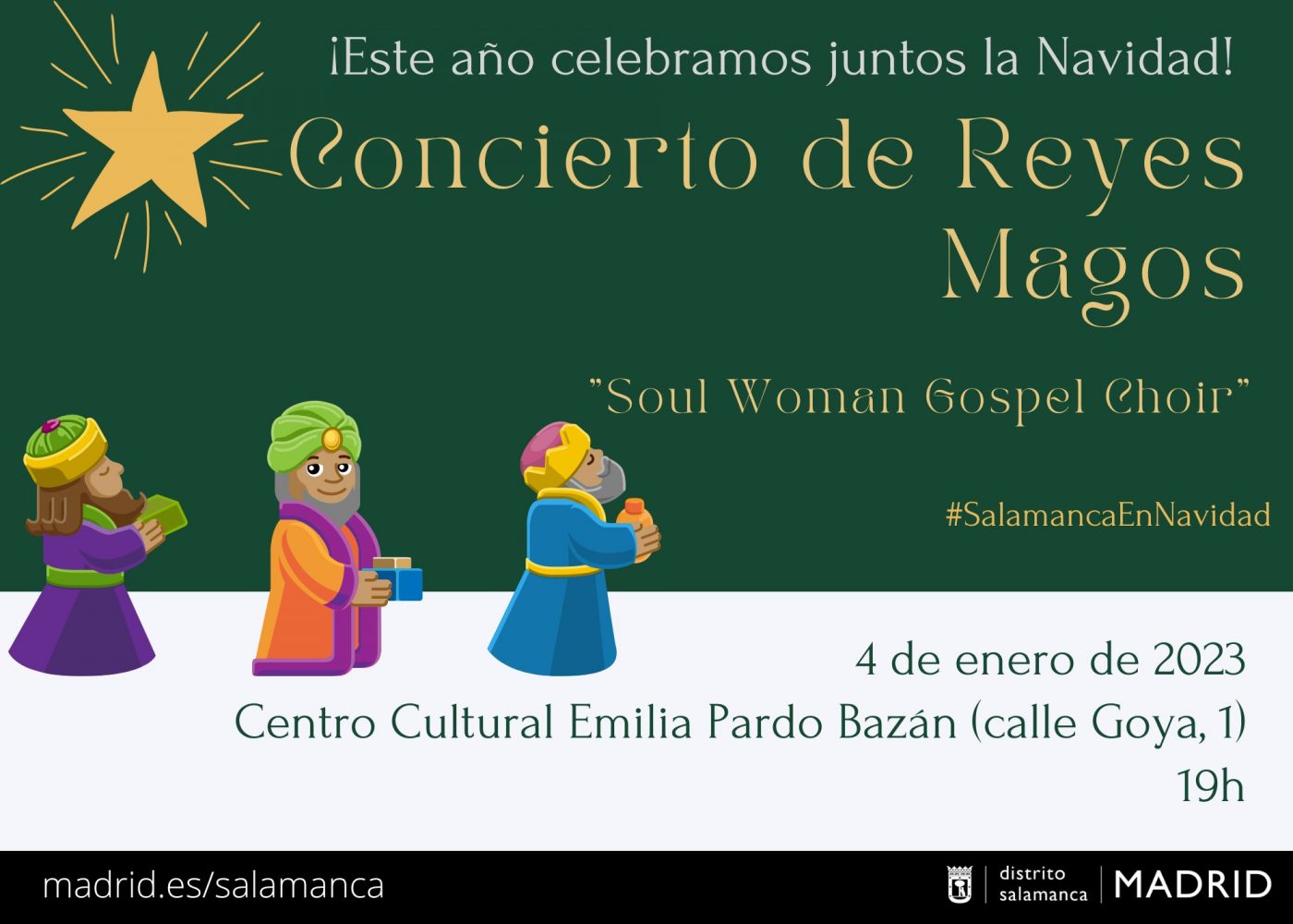 Uno de los tres Reyes Magos visitará el Centro Cultural Emilia Pardo ...