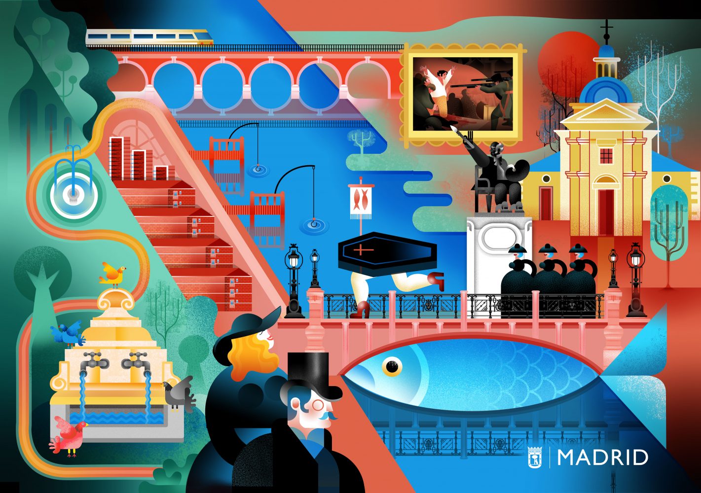 El entierro de la sardina protagoniza un nuevo mapa cultural ilustrado ...