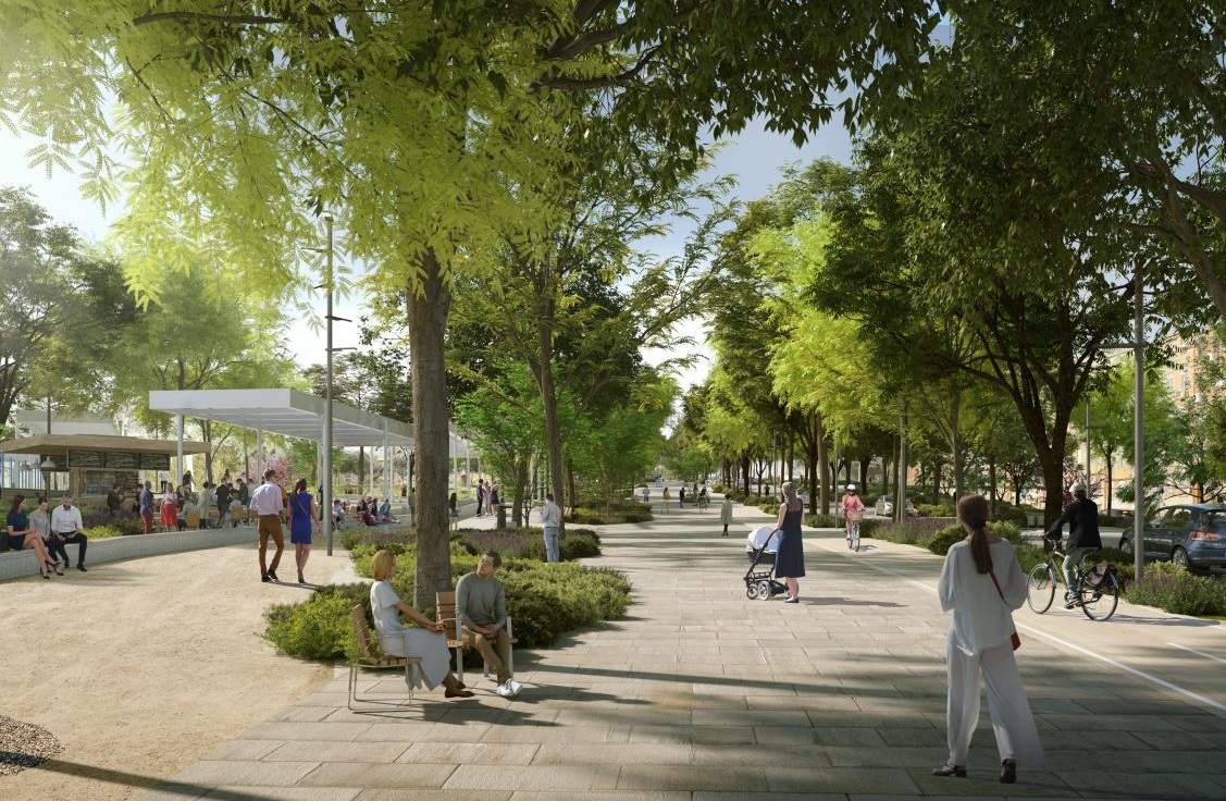 Paseo Verde del Suroeste, la ciudad del futuro