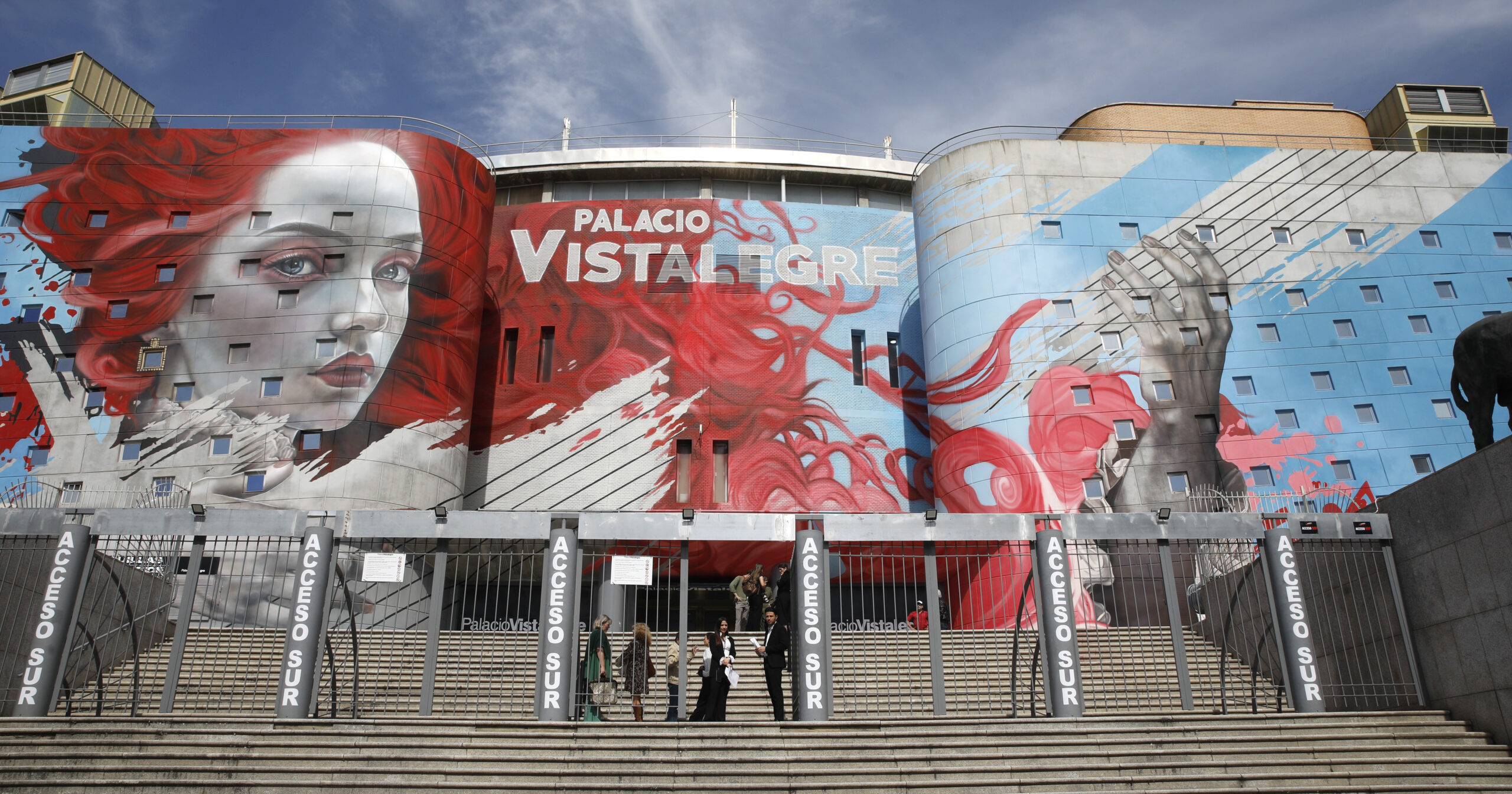 El Palacio Vistalegre cuenta con el mayor mural de España